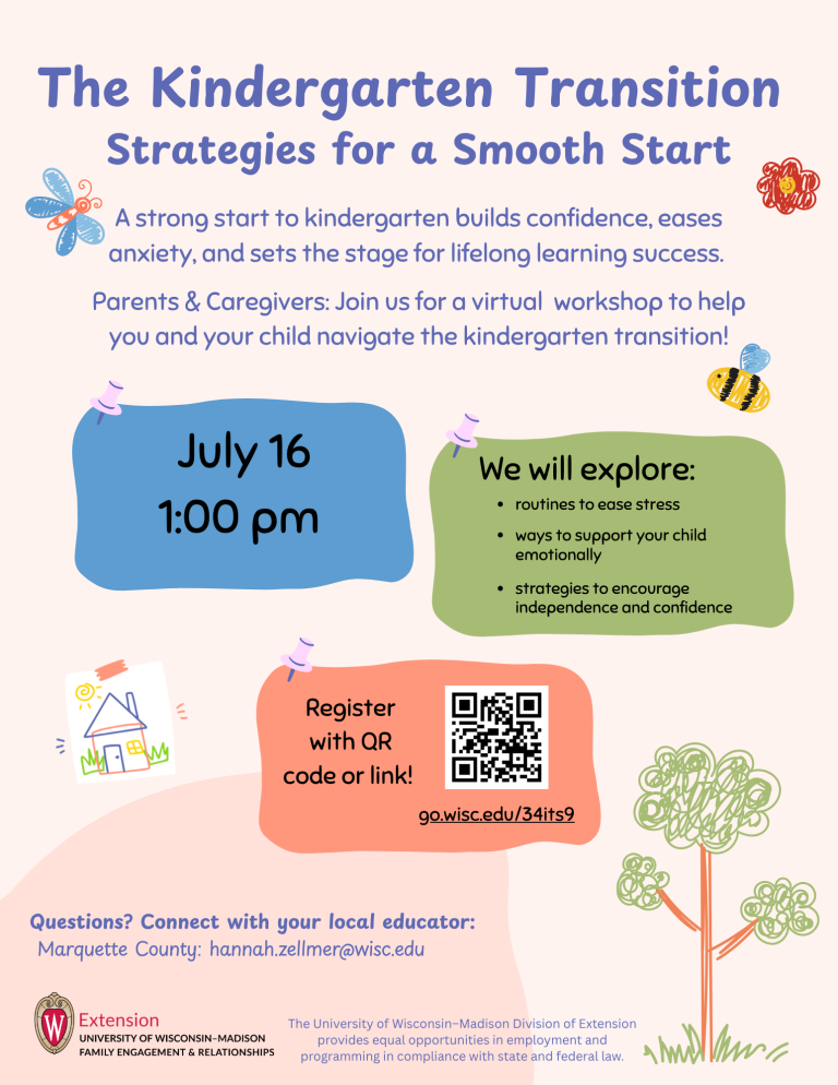 Kindergarten Transition- Strategies for a Smooth Start – Extension ...